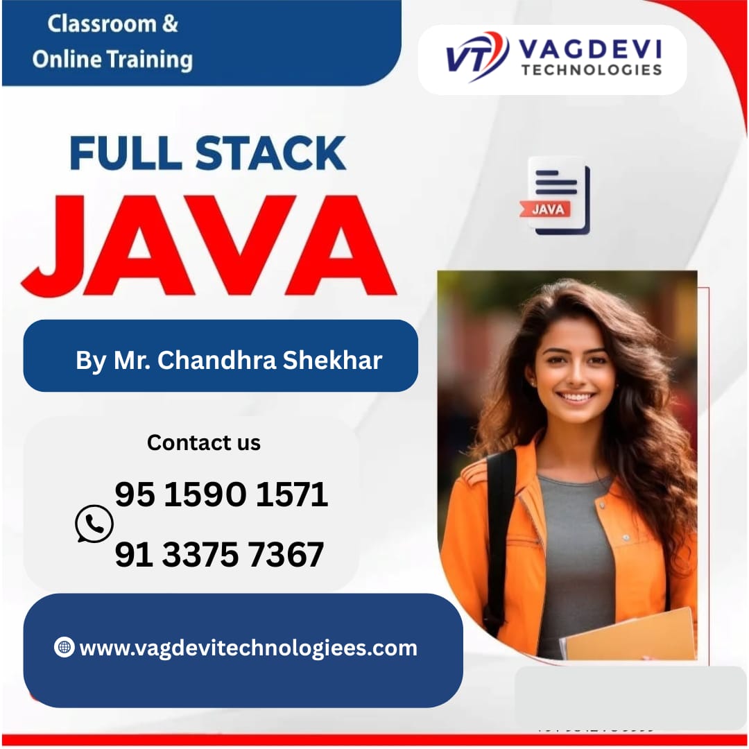 Java Full Stack Developer Course in Hyderabad