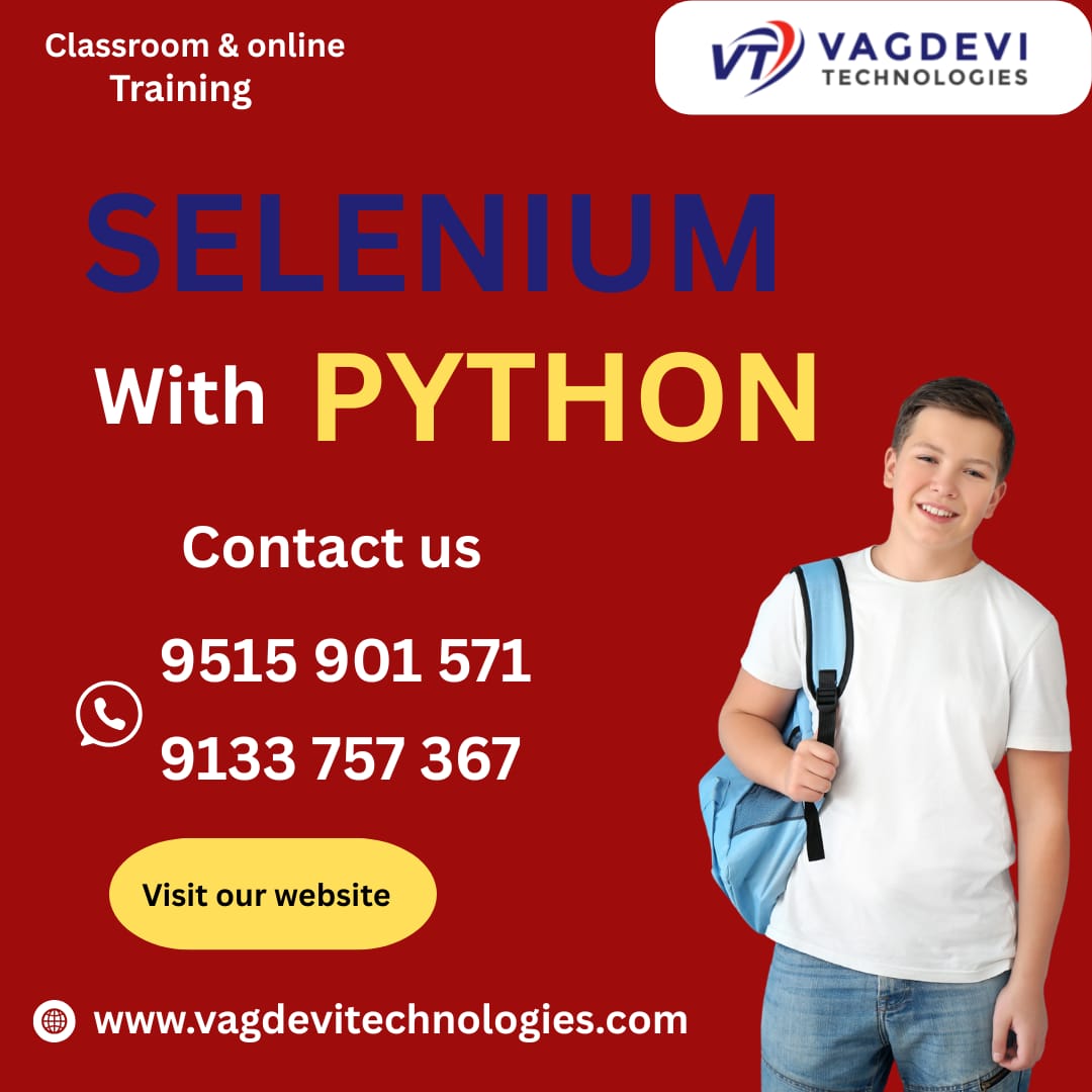 Selenium with Python Training in Hyderabad